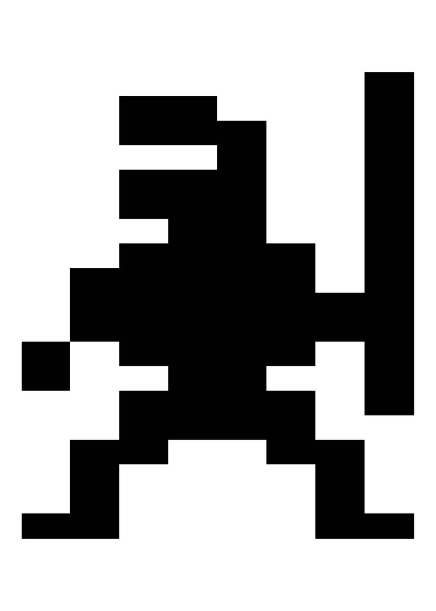 'Bruce Lee Ninja C64' Poster, picture, metal print, paint by PixieFlow ...