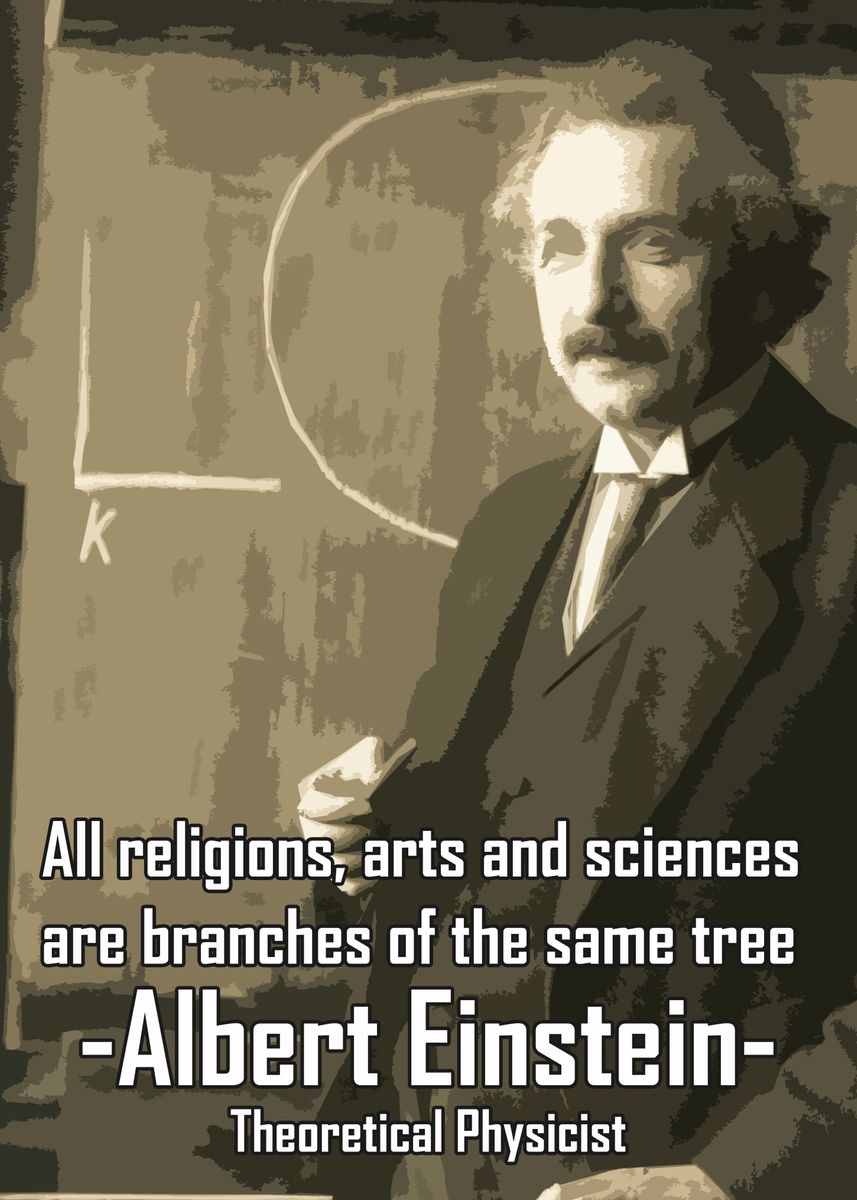 'albert quotes 2' Poster, picture, metal print, paint by Muhammad Anas ...