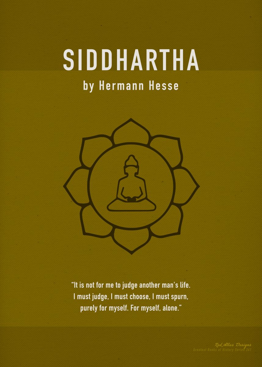 'Siddhartha Hermann Hesse' Poster by Design Turnpike | Displate