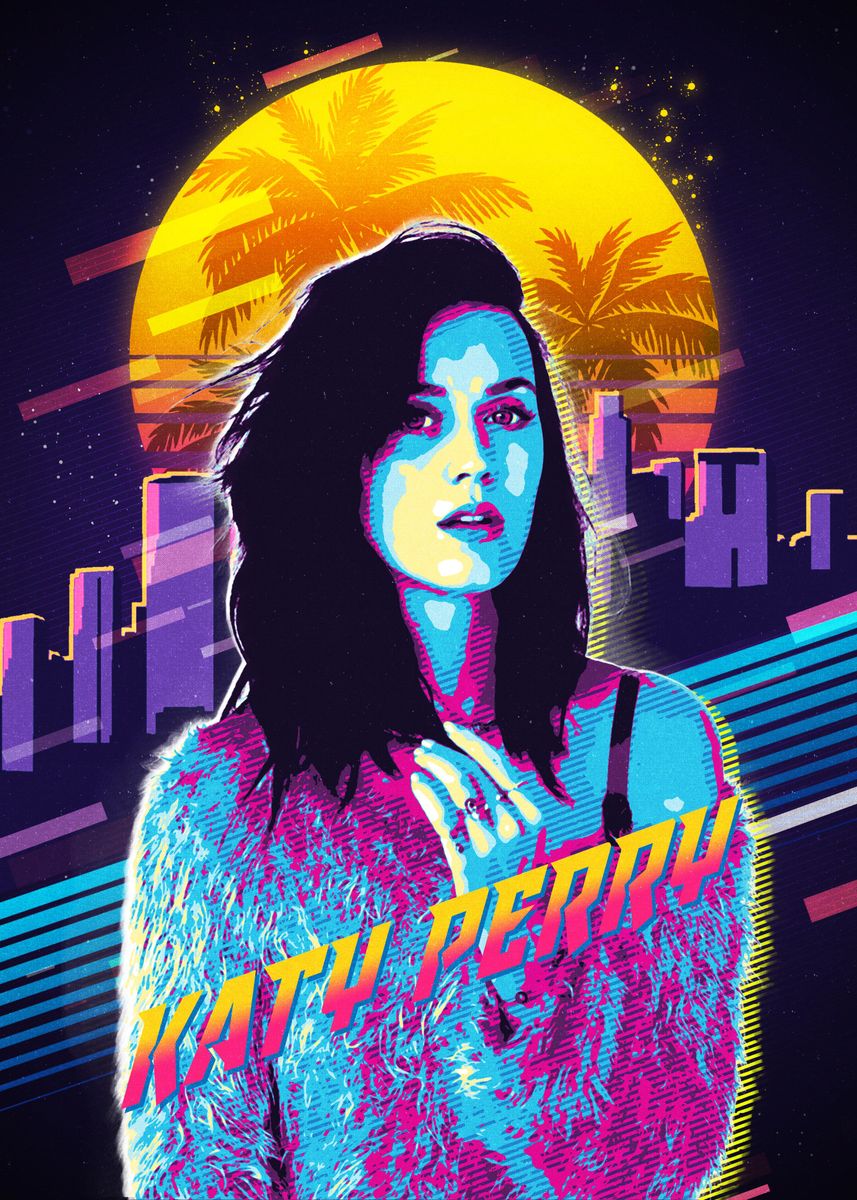 'KATY PERRY' Poster, picture, metal print, paint by Most Popular Cult ...