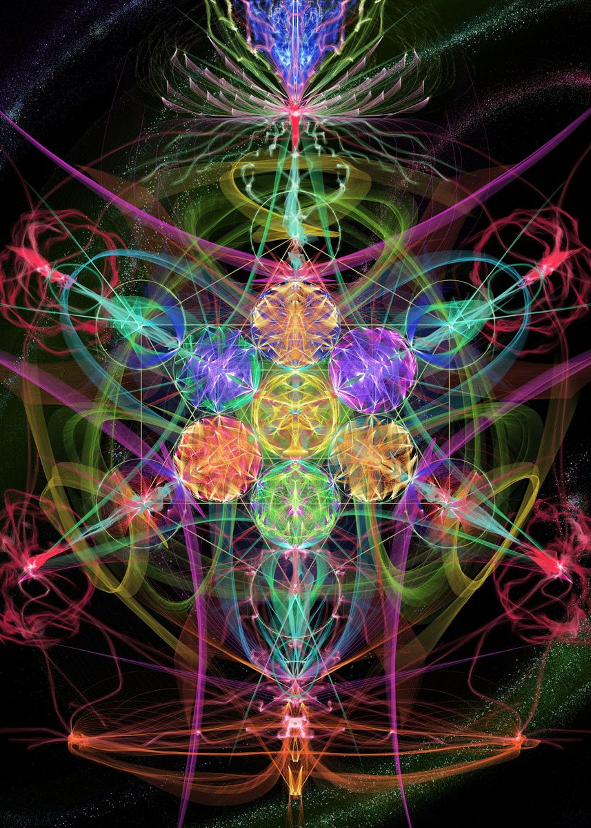 'Metatron' Poster, picture, metal print, paint by lerectifieur | Displate