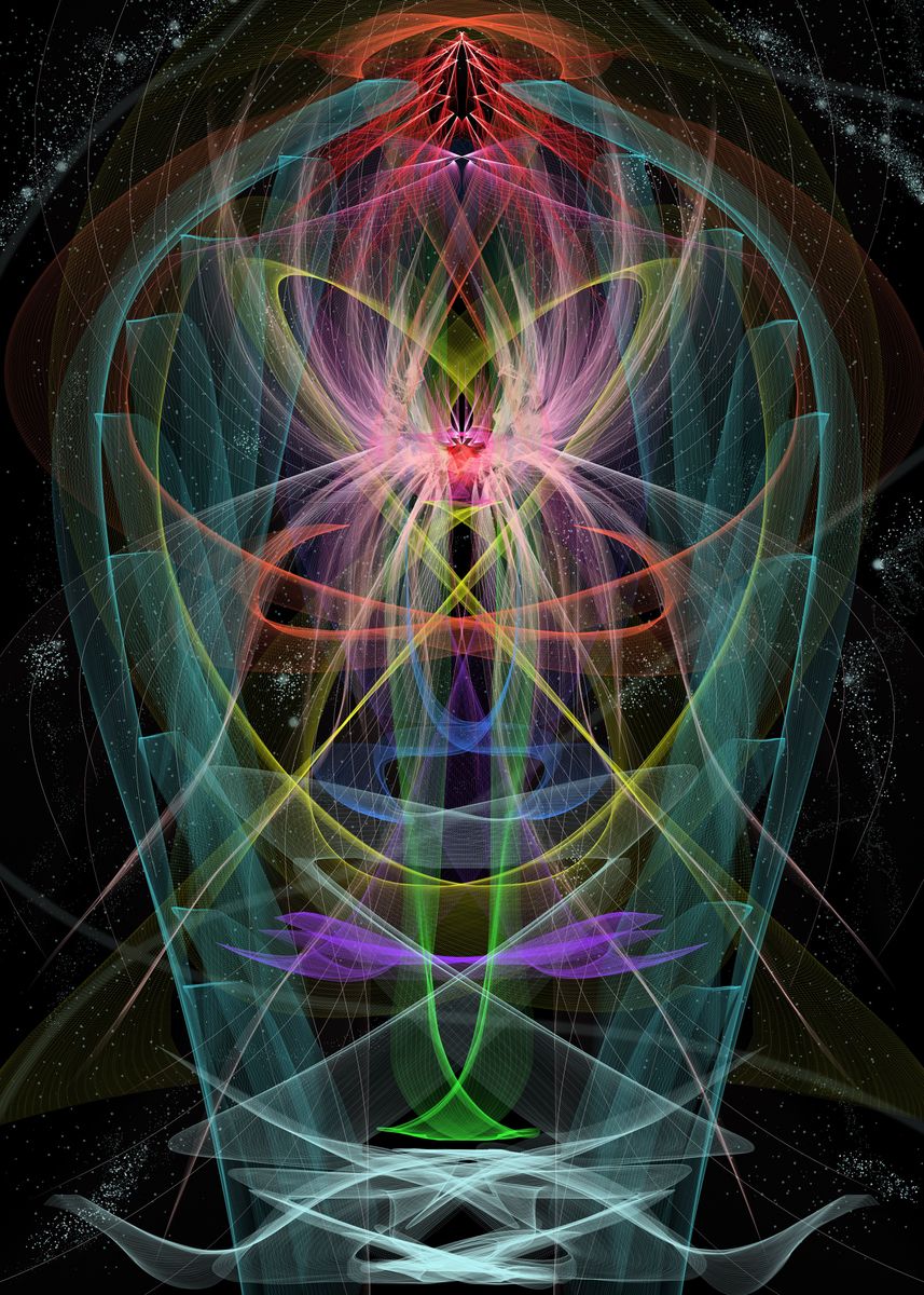 'Arc angel' Poster, picture, metal print, paint by lerectifieur | Displate