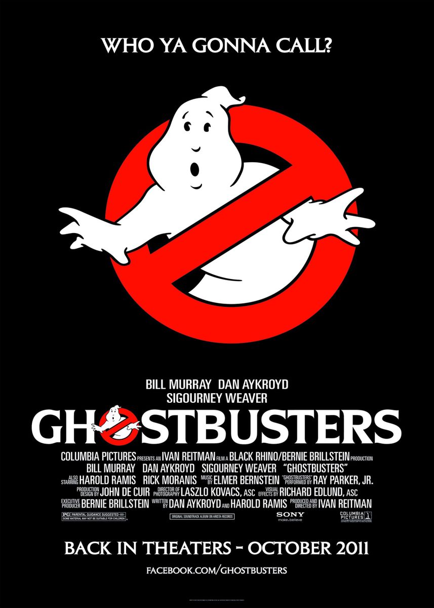 'Ghostbusters' Poster, picture, metal print, paint by MovieWorld | Displate
