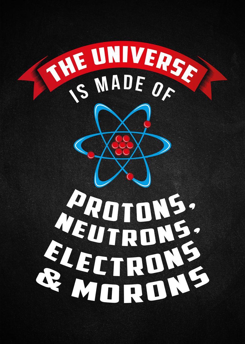 'Atom Atomic Physics' Poster by Saphira Design | Displate