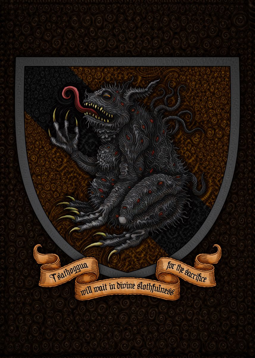 'House of Tsathoggua' Poster by Azhmodai | Displate