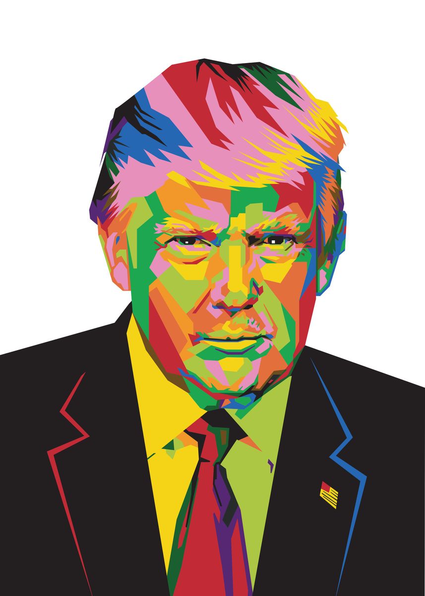 'Donald Trump ' Poster by peri priatna | Displate