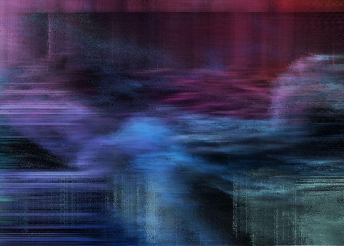 'distorted art' Poster by eigens | Displate