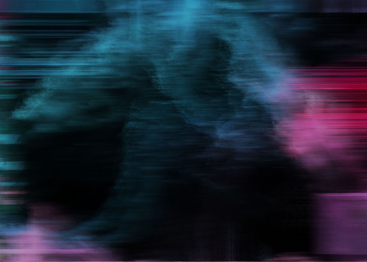 'distorted art' Poster by eigens | Displate