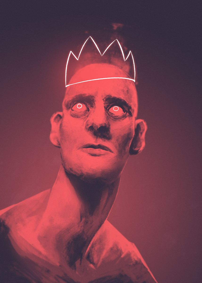 'The Red King' Poster by Daniel Michniak | Displate