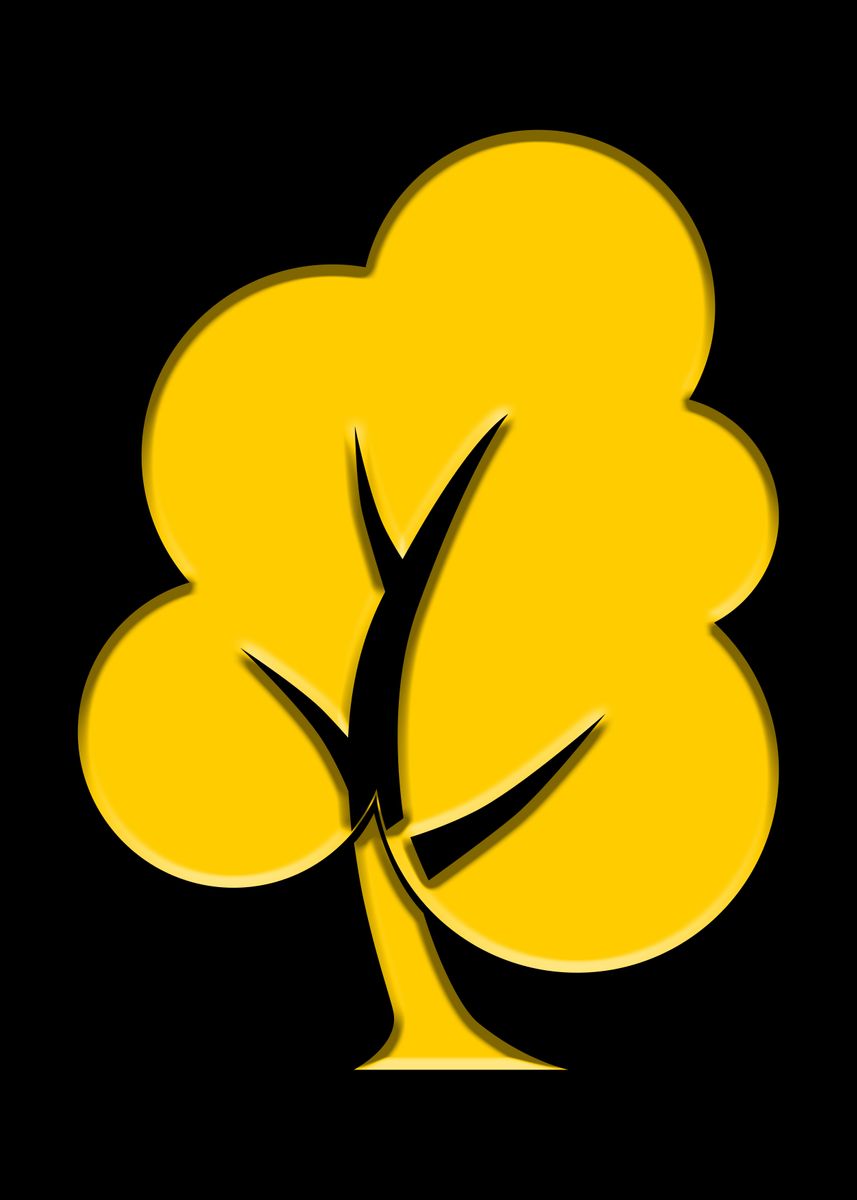 'Tree In Full Bloom Sign' Poster by Art Ofphotos | Displate