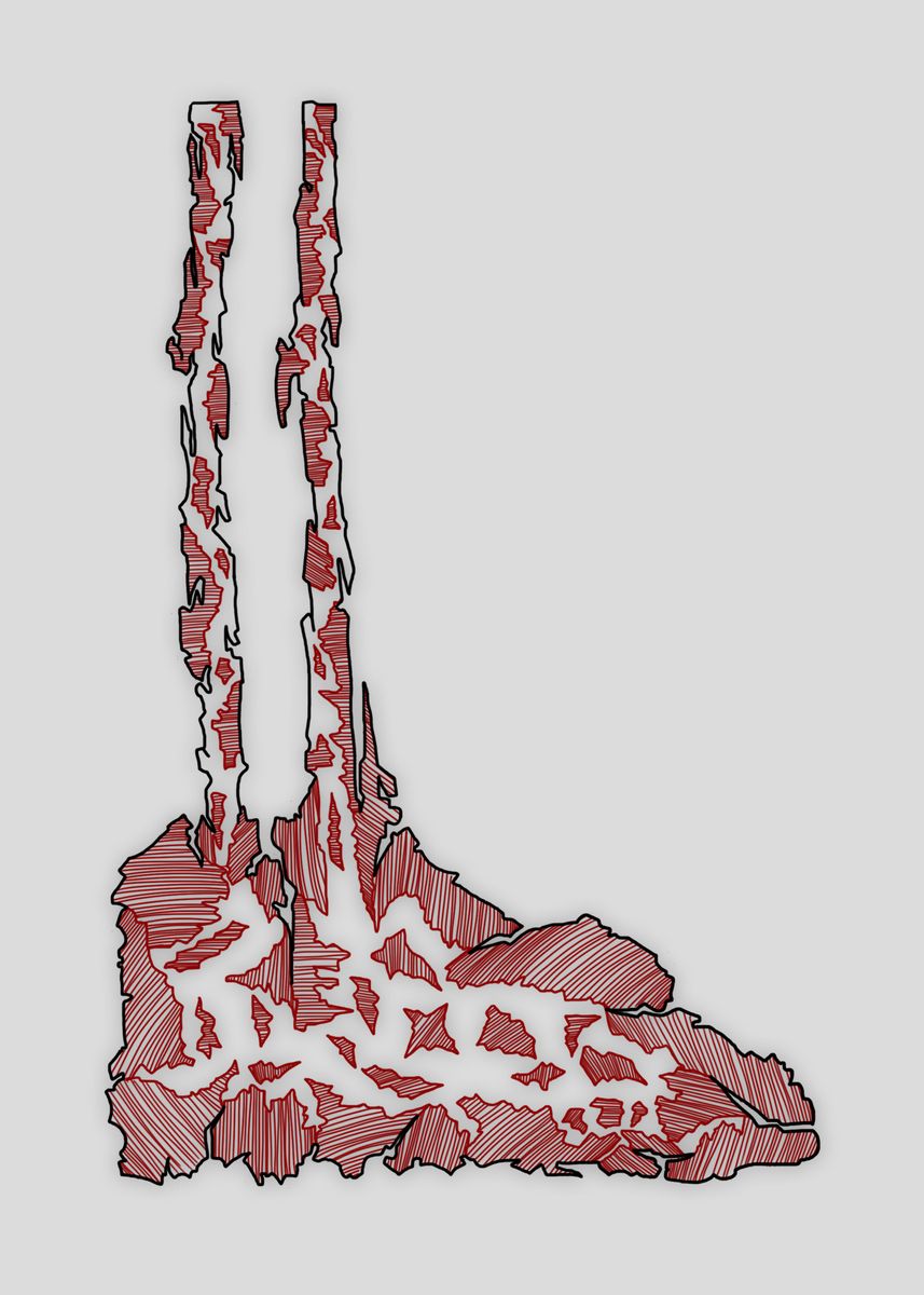 'Feet' Poster, picture, metal print, paint by illustrariz | Displate