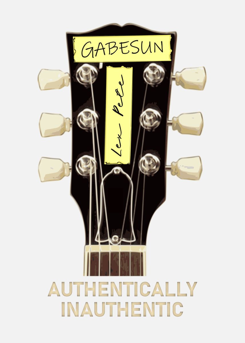 'Authentically Inauthentic' Poster, picture, metal print, paint by Josh ...