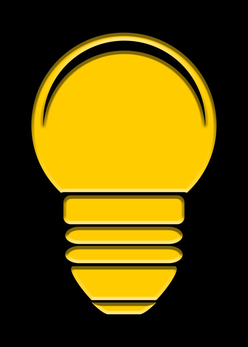 'Electrical Bulb Sign' Poster, picture, metal print, paint by Art ...