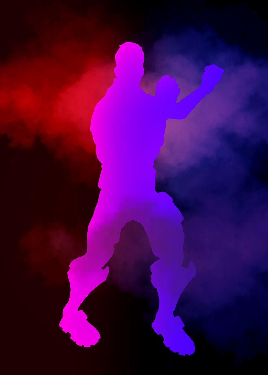 'Fortnite Dance 4' Poster, picture, metal print, paint by Mobilunik ...