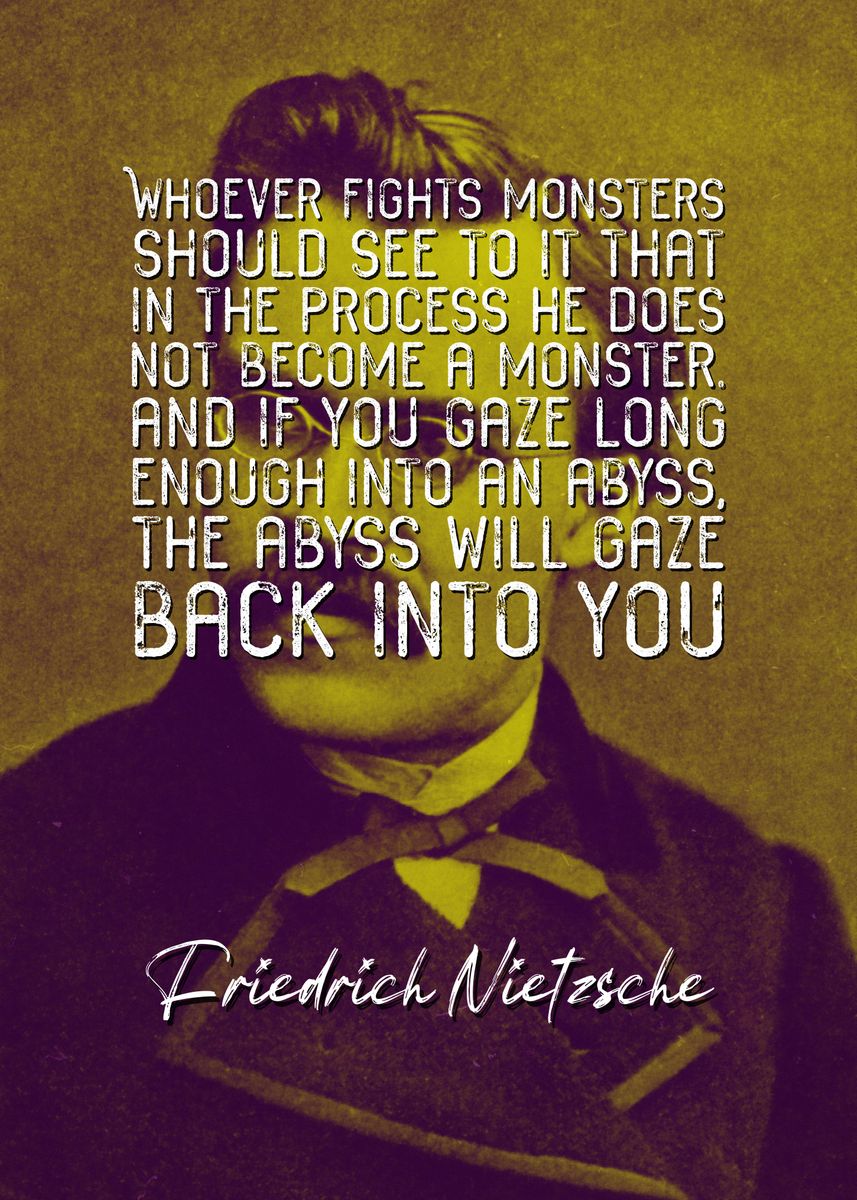 'Friedrich Nietzsche Q 2' Poster, picture, metal print, paint by ...