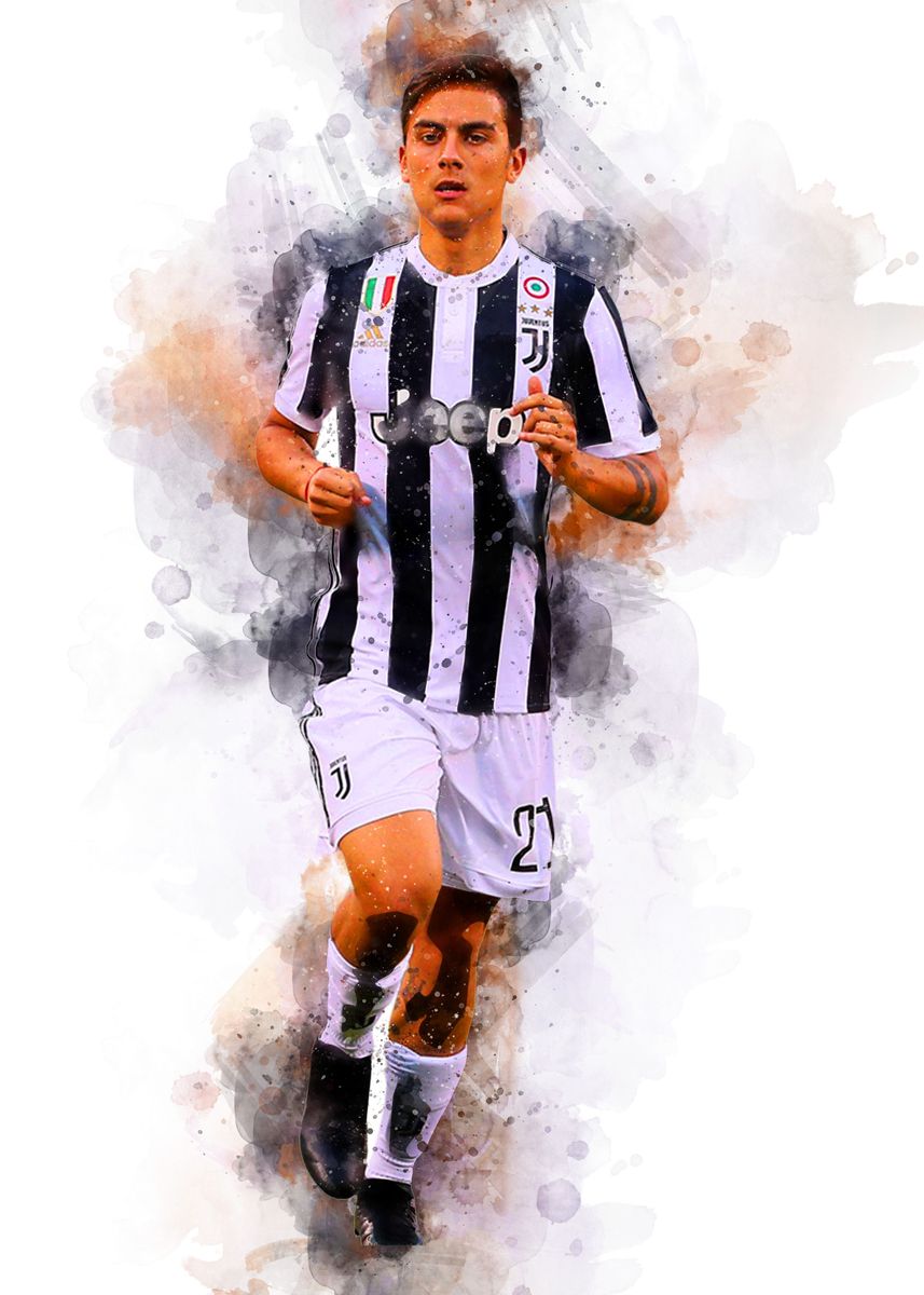 'Paulo Dybala' Poster, picture, metal print, paint by Hafis | Displate