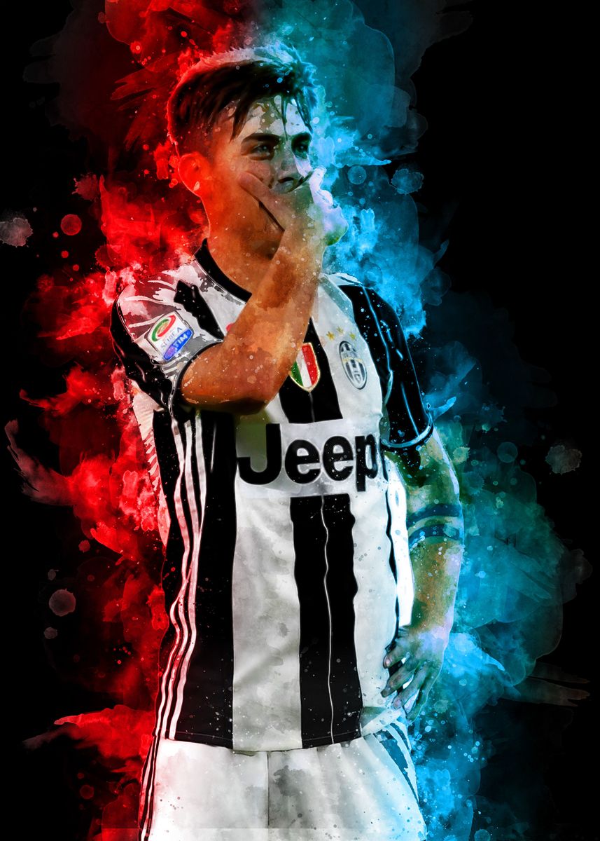 'Paulo Dybala' Poster, picture, metal print, paint by Hafis | Displate