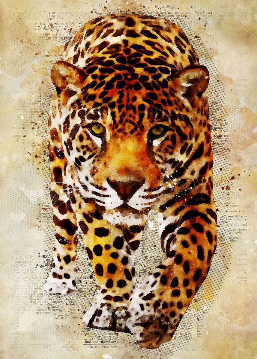 'Leopard' Poster by Posterlicious | Displate