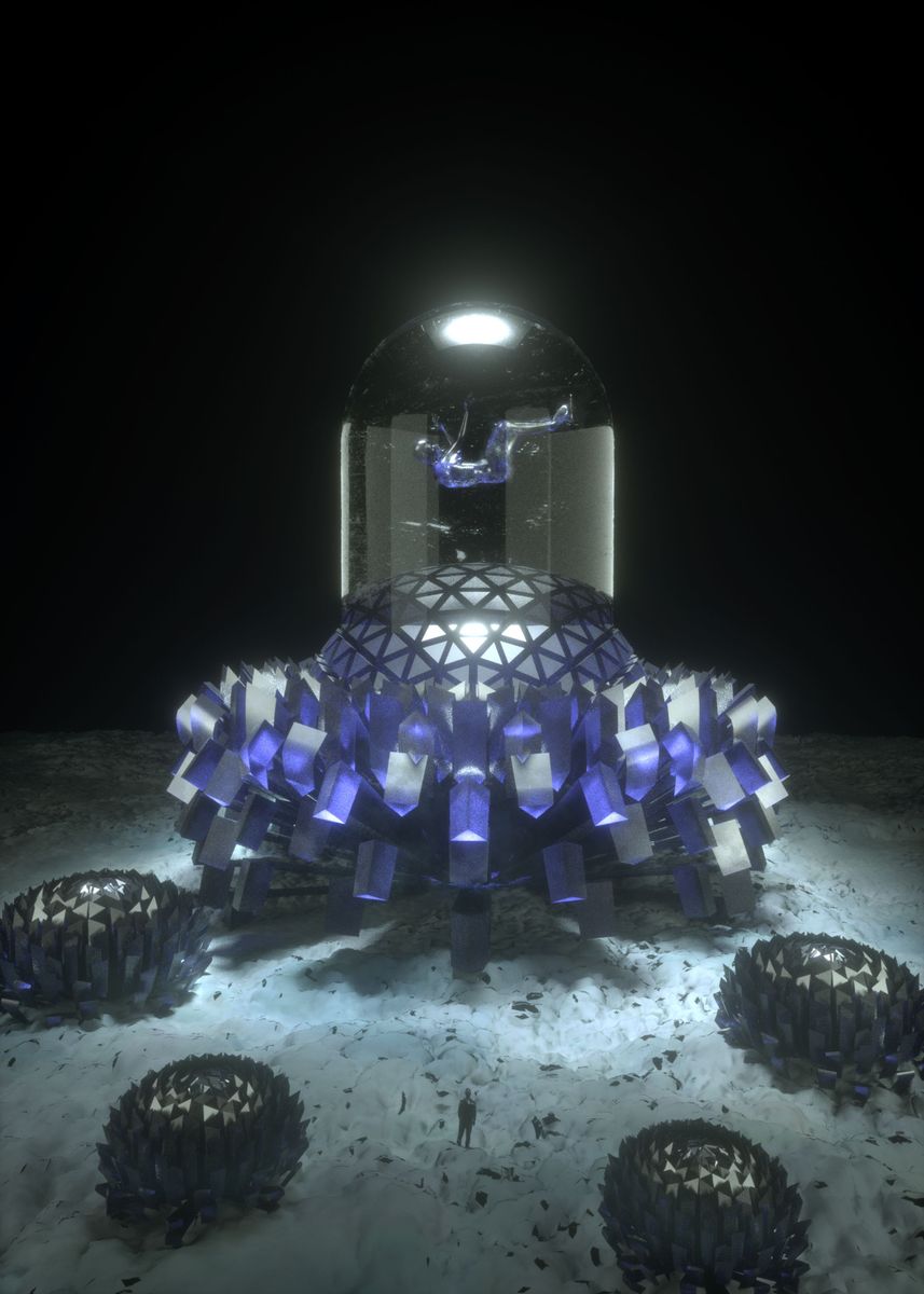 'Crystallization' Poster, picture, metal print, paint by EdwardL410 ...