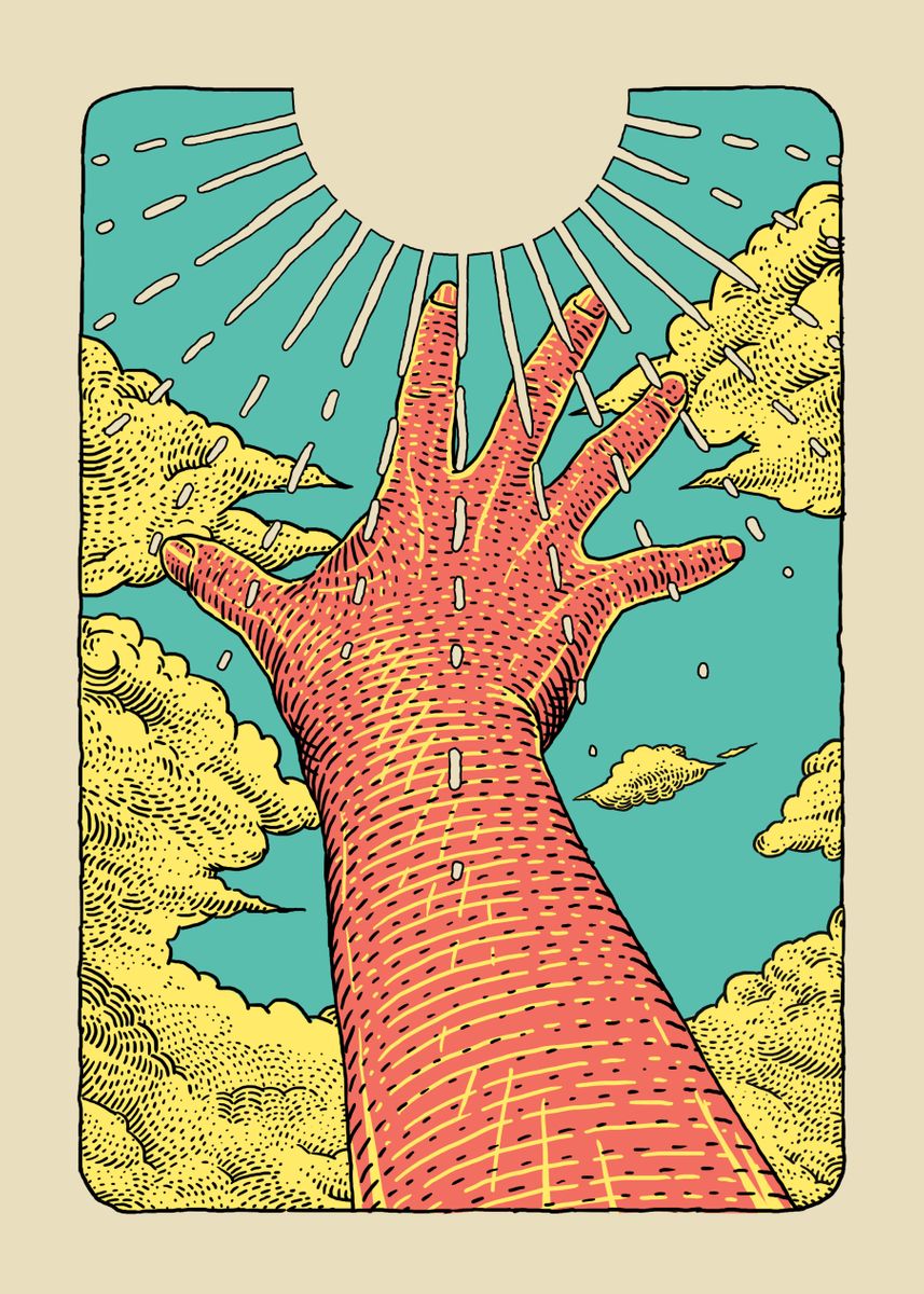 'Hand of Morningstar' Poster, picture, metal print, paint by ilvstrasi ...