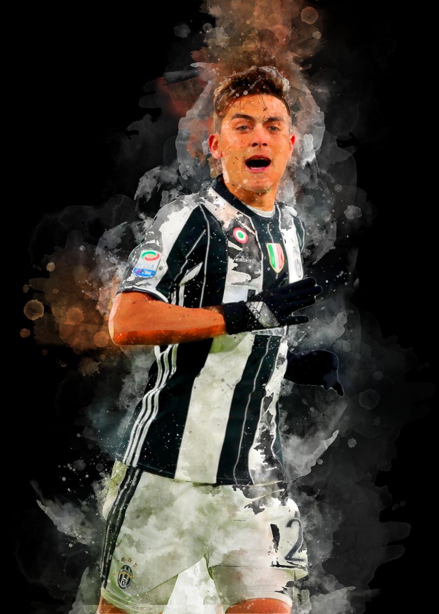 'Paulo Dybala' Poster, picture, metal print, paint by Hafis | Displate