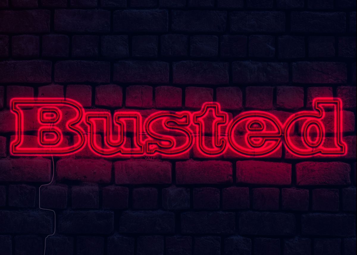 'Busted Neon Sign' Poster by Don Shop | Displate