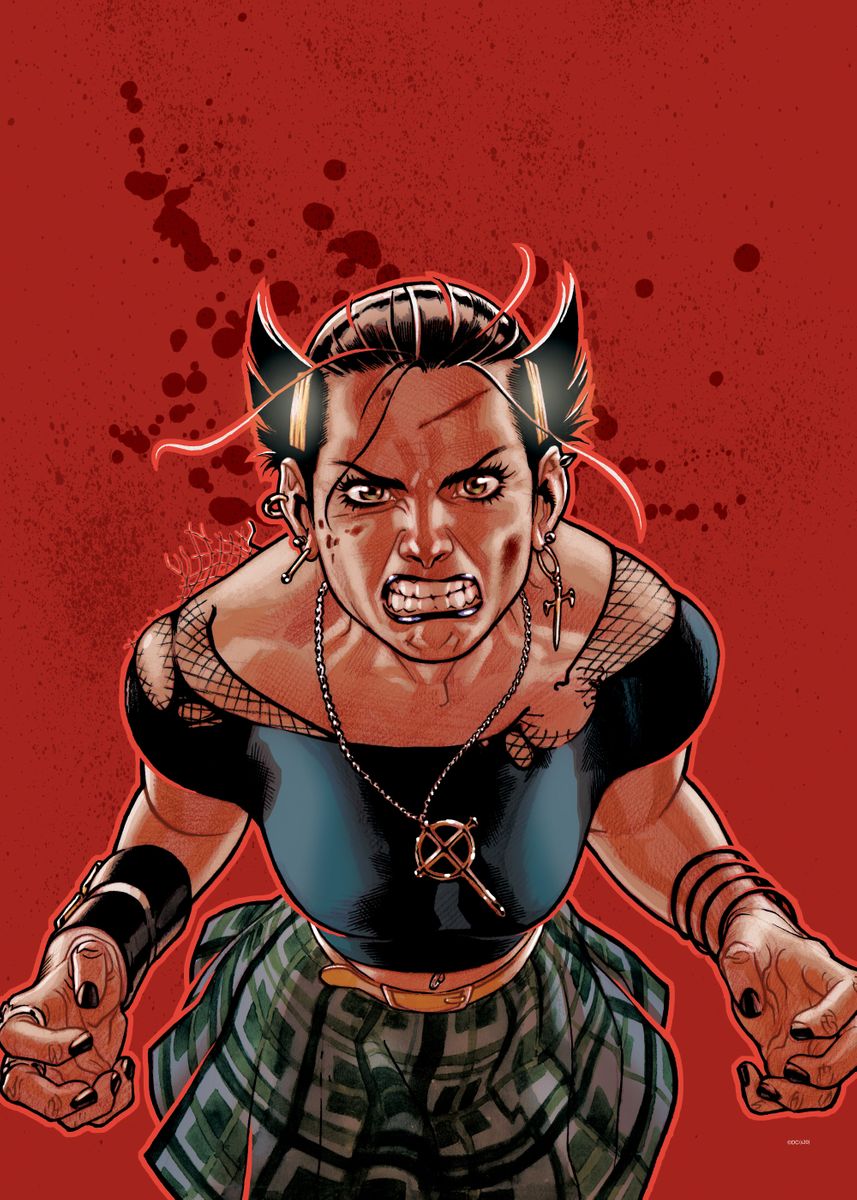 'Black Alice' Poster, picture, metal print, paint by DC Comics | Displate