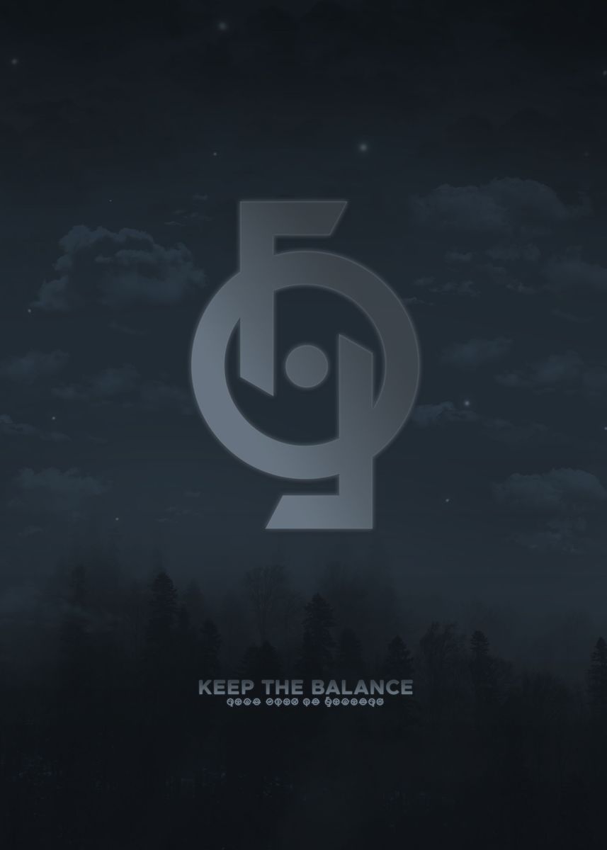 'Keep The Balance' Poster, picture, metal print, paint by Laszlo Kiraly ...