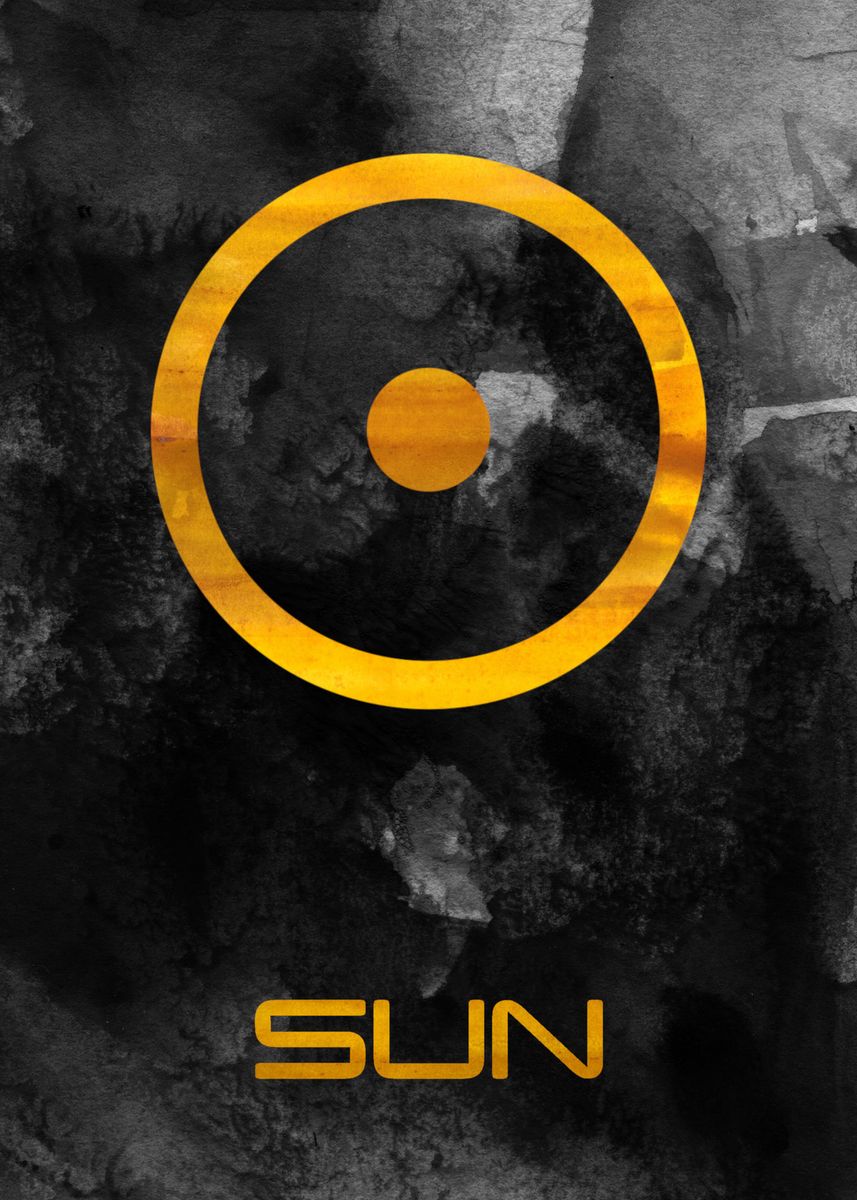 'Sun' Poster, picture, metal print, paint by Mr Maker | Displate