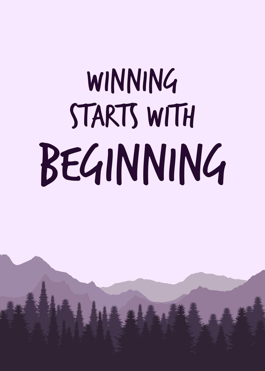 'WINNIG' Poster by Exclusive Poster | Displate