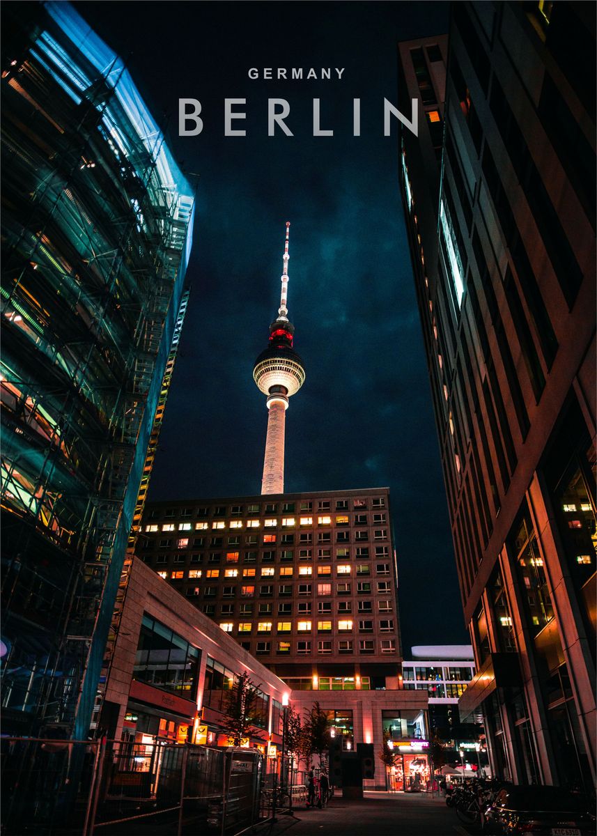 'Berlin Germany' Poster, picture, metal print, paint by Ez Photography ...