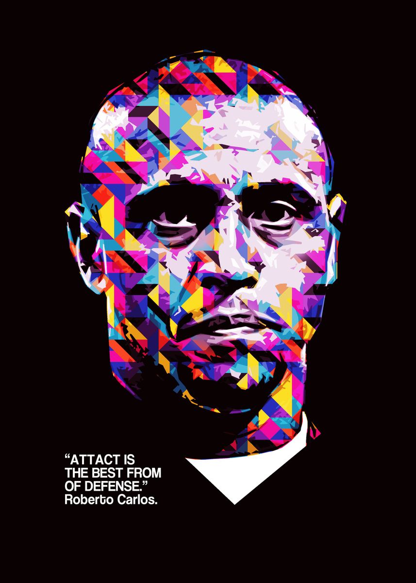 'ROBERTO CARLOS QUOTE' Poster, picture, metal print, paint by MoveUp ...