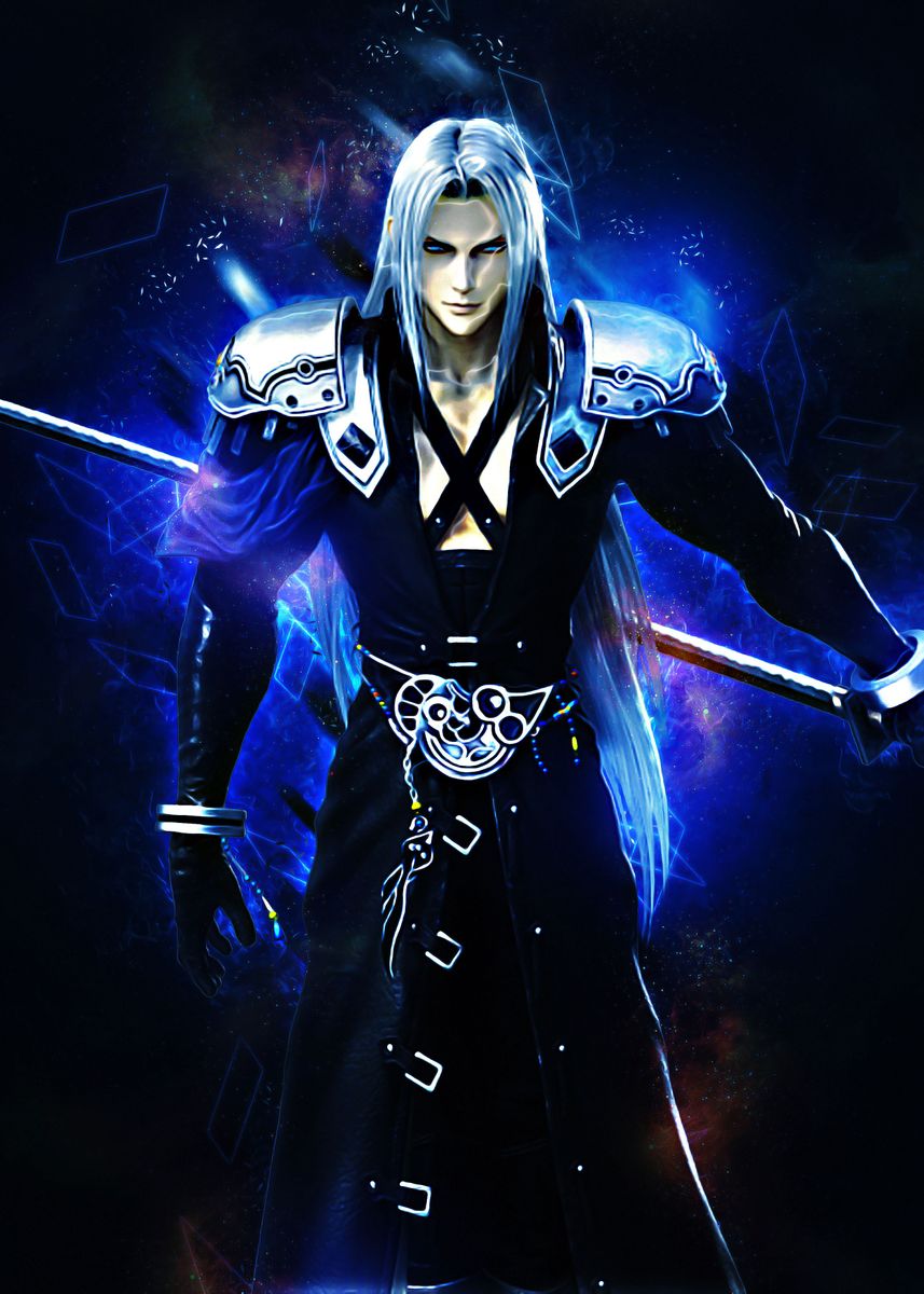 'The sword master' Poster, picture, metal print, paint by Mr Penguin ...