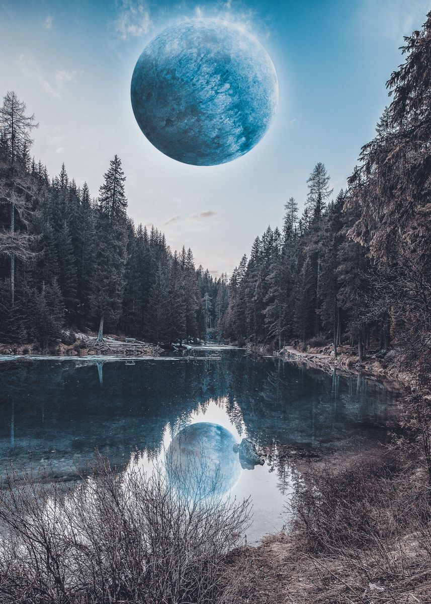 'BLUE PLANET' Poster, picture, metal print, paint by Diego The Designer ...