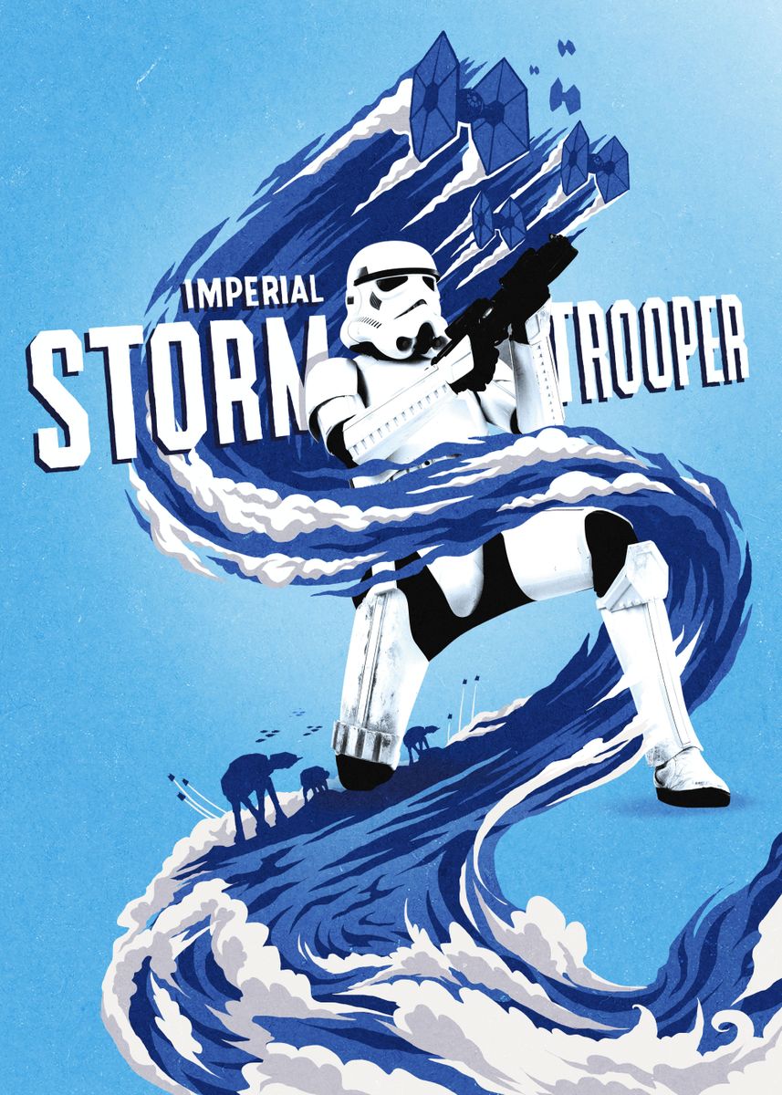 'Stormtrooper' Poster, picture, metal print, paint by Star Wars | Displate