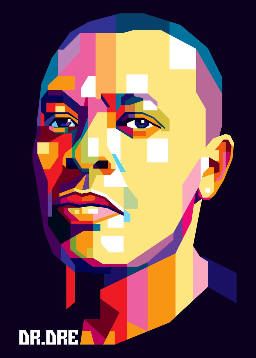 'Dr Dre' Poster, picture, metal print, paint by Cholik Hamka | Displate