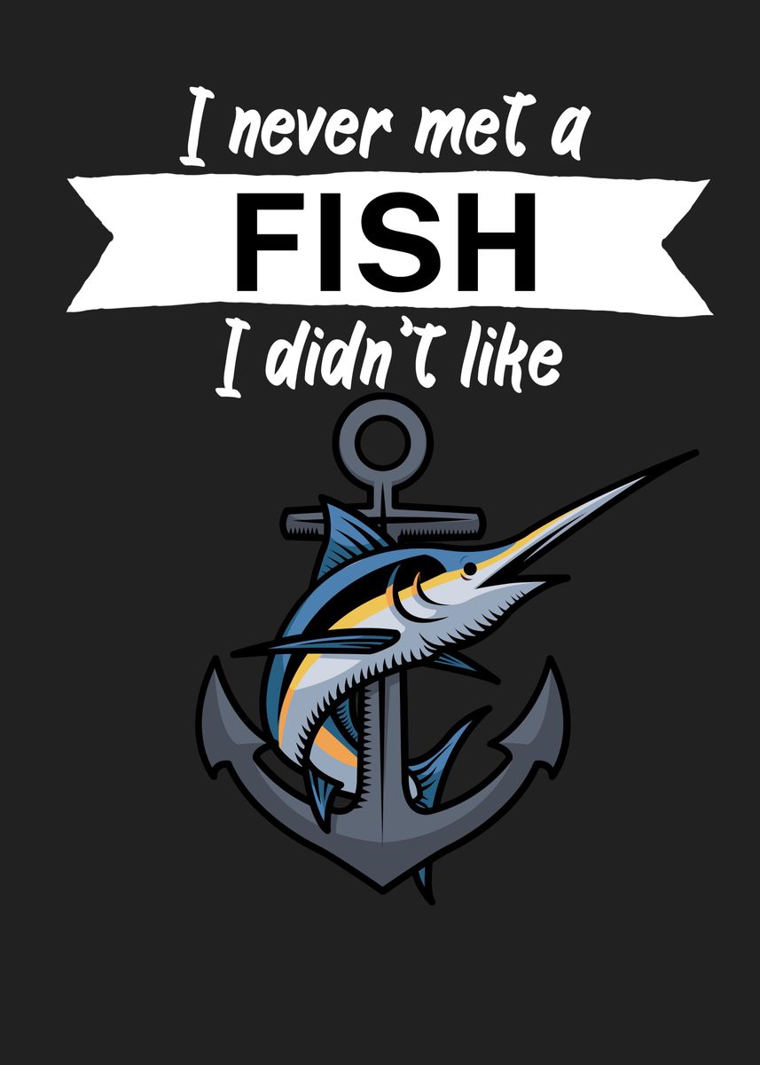 'Fishing' Poster by maxdesign | Displate