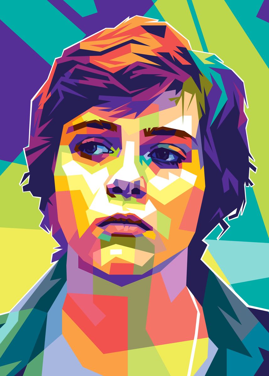 'Sydney Novak' Poster, picture, metal print, paint by mztgr7 | Displate