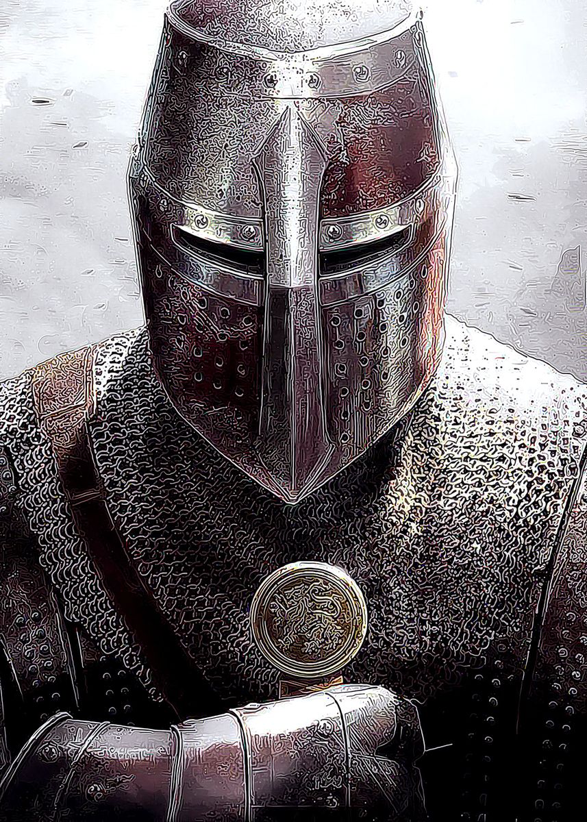 'game knight art' Poster, picture, metal print, paint by fab bryan ...