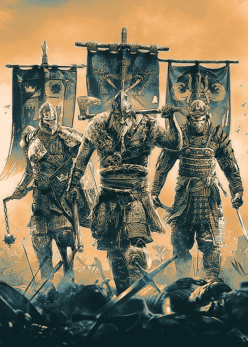 'vikings war art' Poster, picture, metal print, paint by fab bryan ...