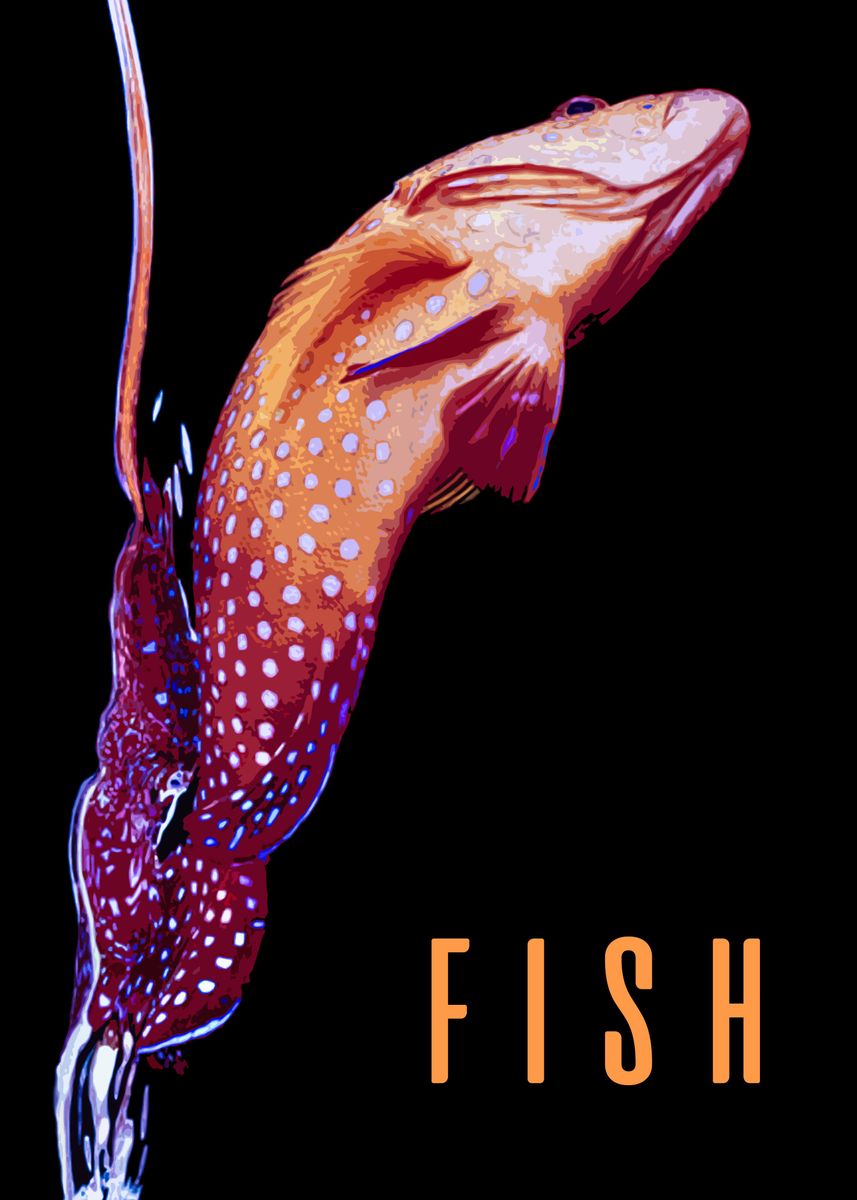 'fisher' Poster by Muhammad Anas | Displate