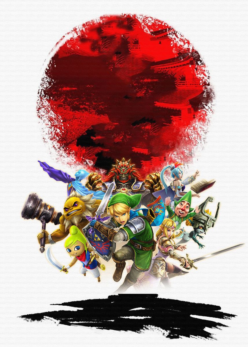 'The Legend of Zelda' Poster, picture, metal print, paint by Animal ...