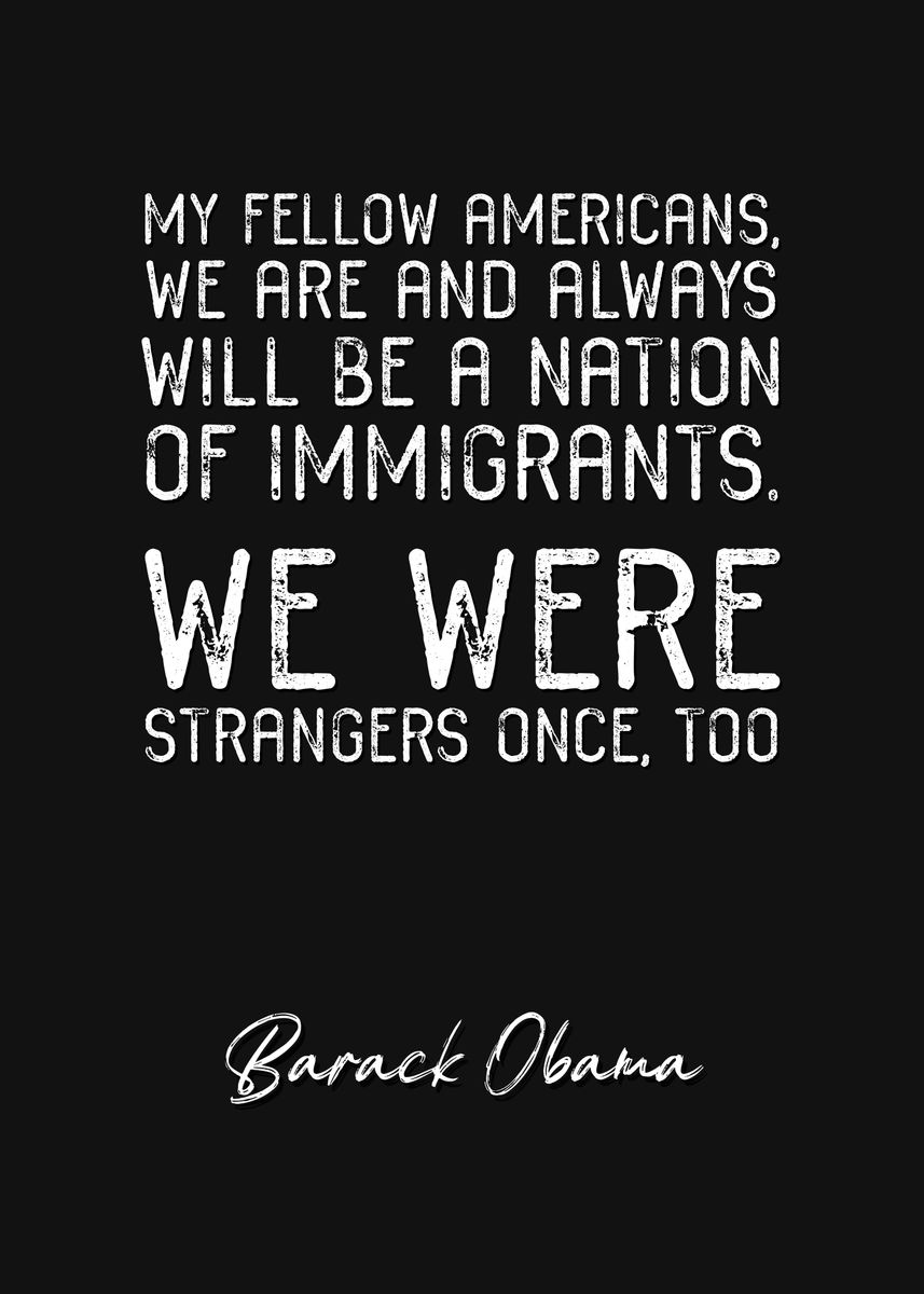 'Barack Obama Quote 3' Poster, picture, metal print, paint by Quoteey ...