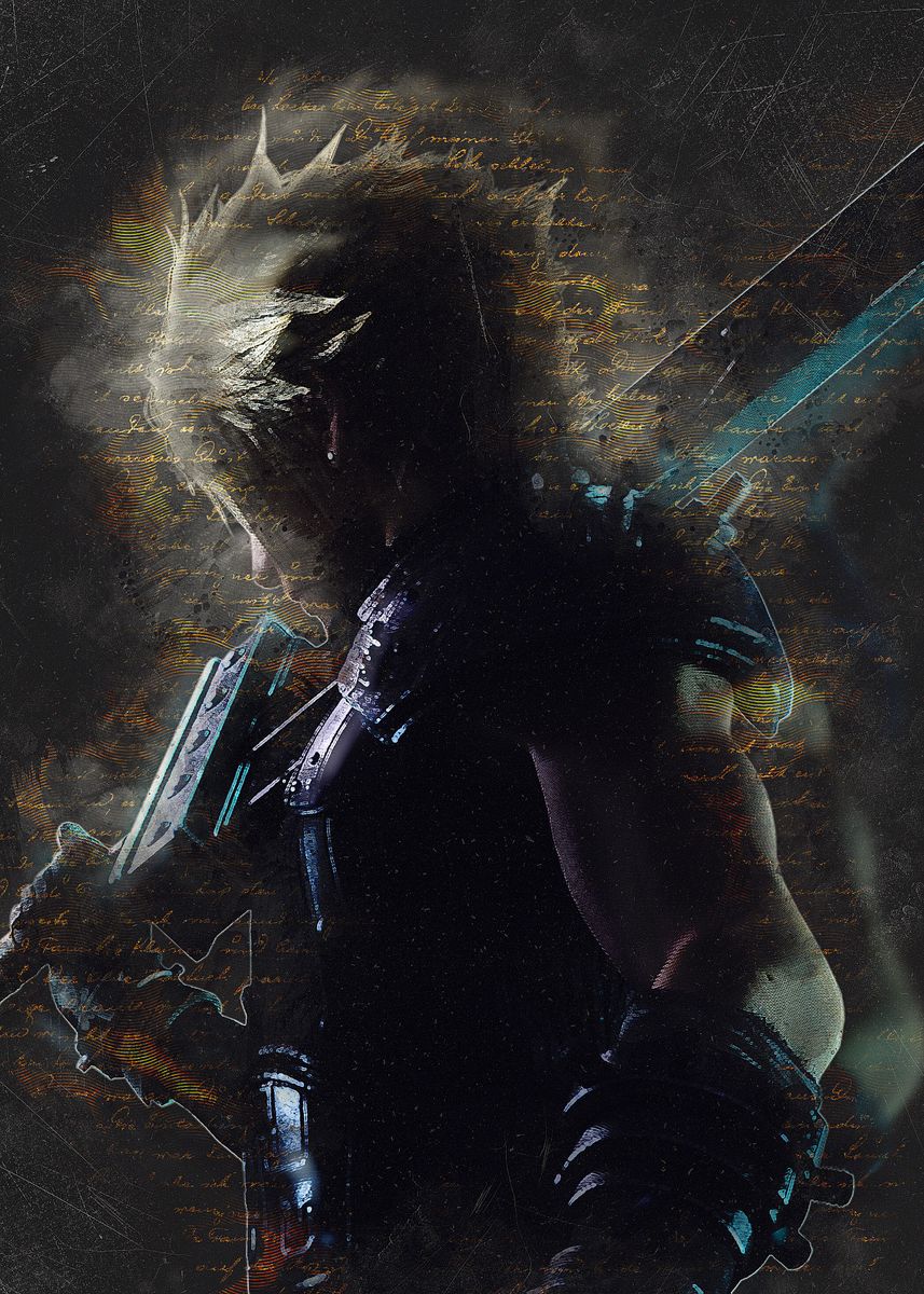 'Cloud Strife' Poster, picture, metal print, paint by Sky Empire | Displate