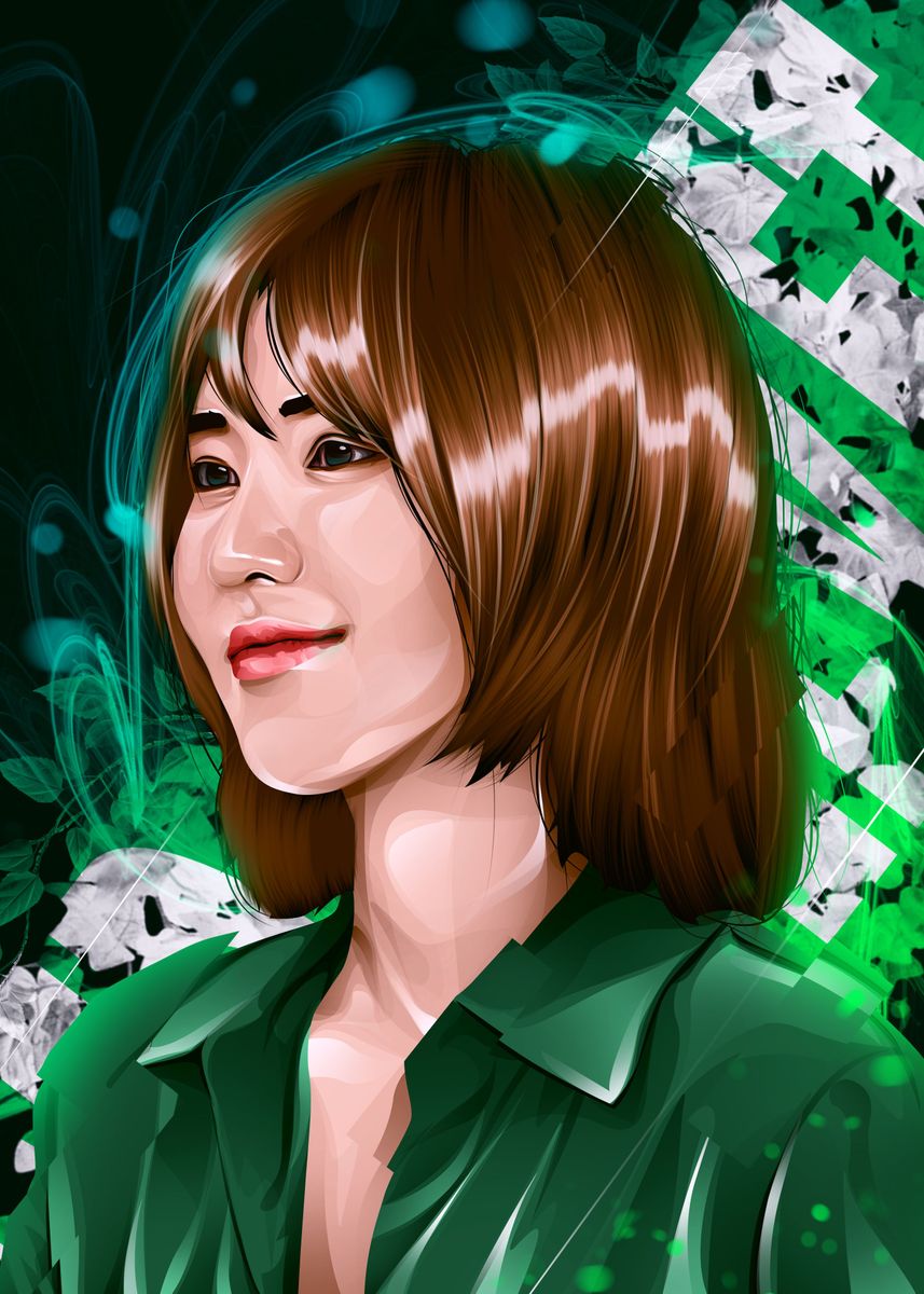 'REDVELVET WENDY' Poster, picture, metal print, paint by Benzon | Displate