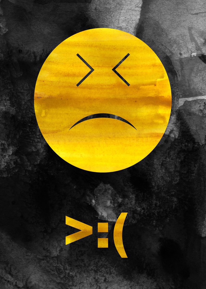 'Grumpy' Poster by Mr Maker | Displate