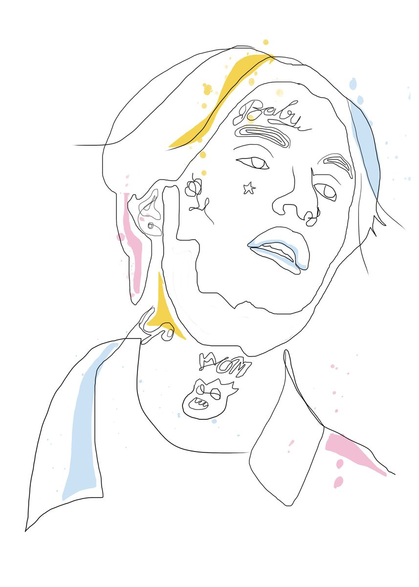 'pip' Poster, picture, metal print, paint by Izmo Scribbles | Displate