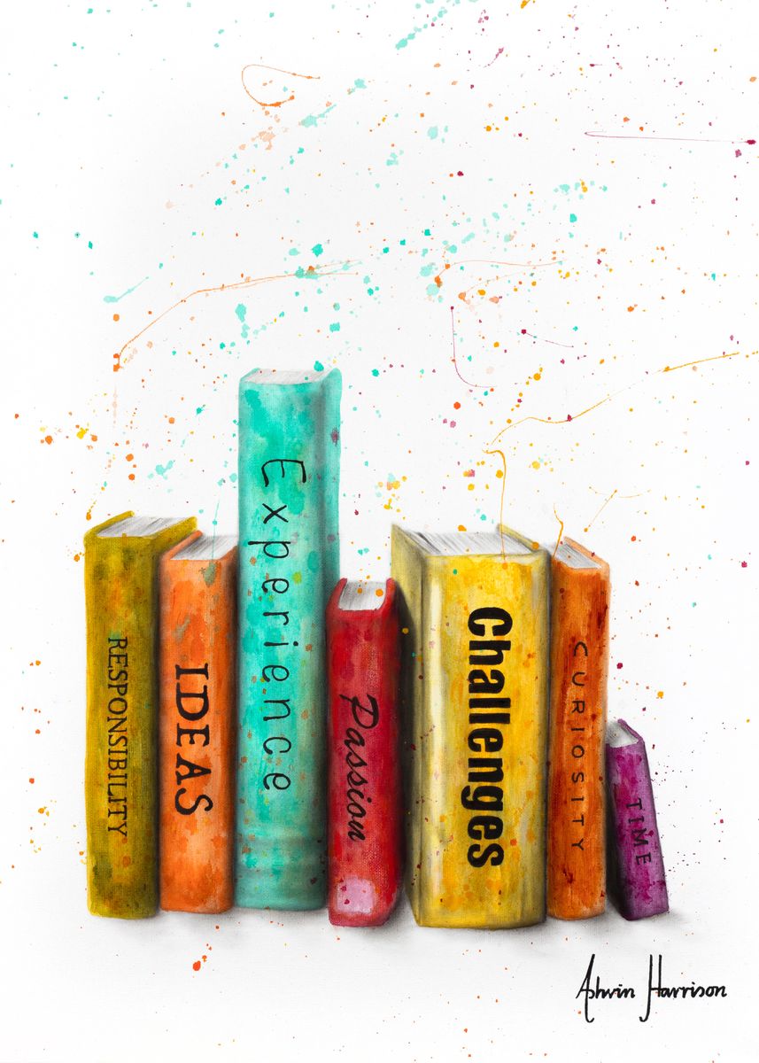 'The Books Of Seven' Poster by Ashvin Harrison | Displate