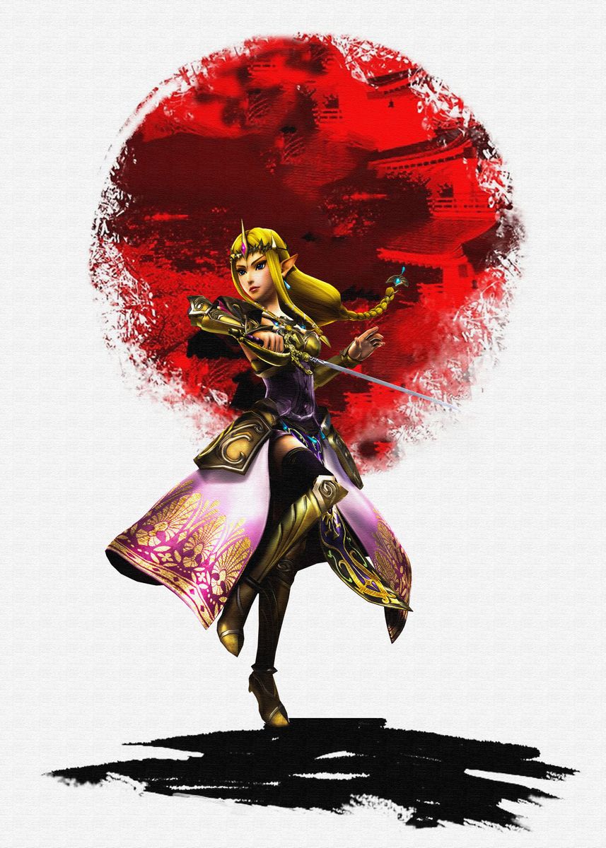'The Legend of Zelda' Poster, picture, metal print, paint by Janie ...