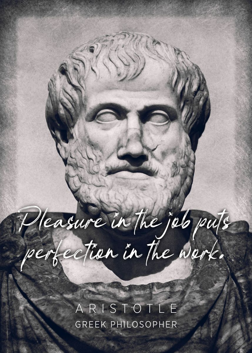 'Aristotle Quote 3' Poster, picture, metal print, paint by Quoteey ...
